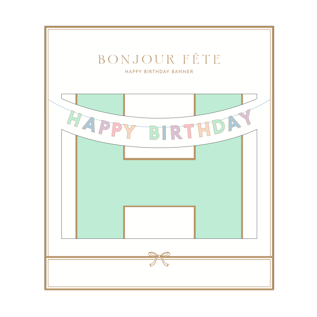 Pastel Happy Birthday Banner | Pretty Day