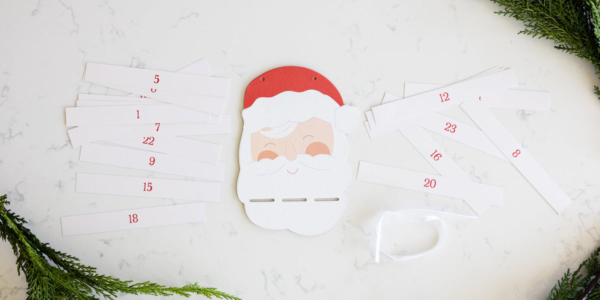 Santa's Beard Advent DIY Christmas Activity | Pretty Day