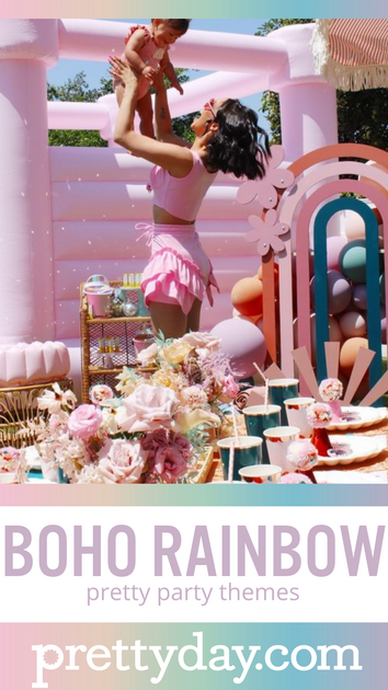 Plan a Stunning Boho Rainbow Birthday Party! | Pretty Day