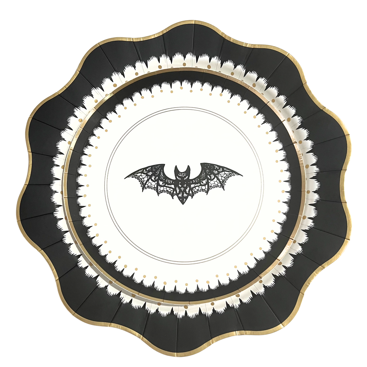 Halloween Dessert Lacy Bat Plates - 8pk | Pretty Day