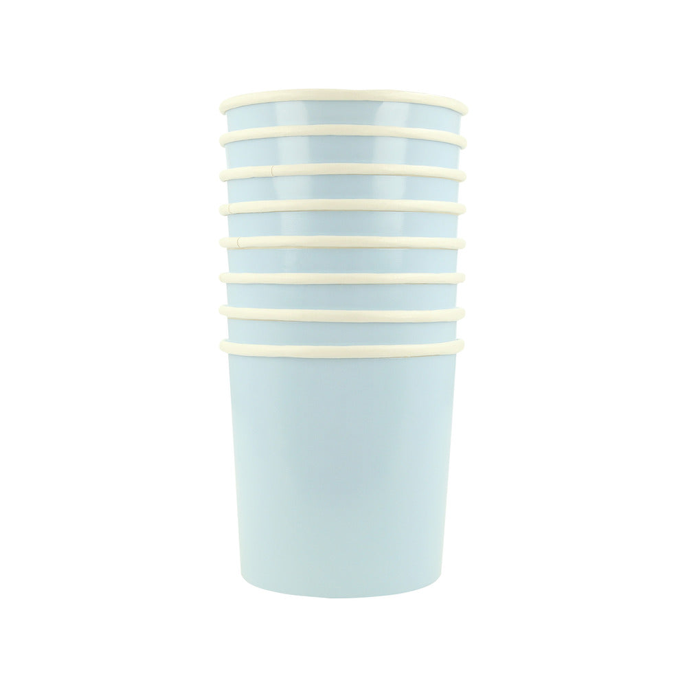 Summer Sky Blue Short Cups - 8 pk | Pretty Day