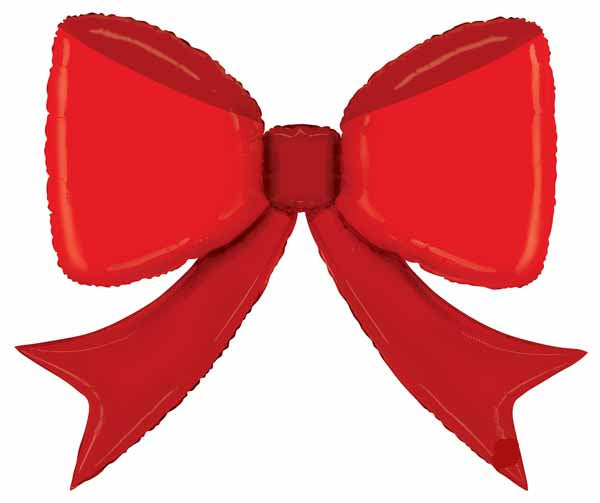 Red Bow Jumbo Foil Balloon 41" | Pretty Day