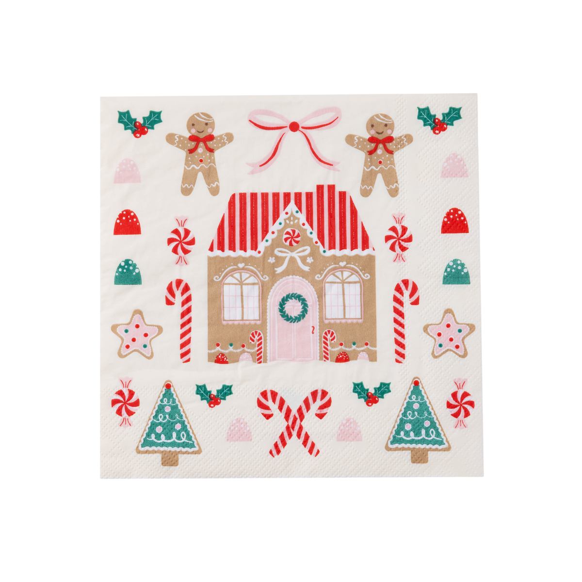 Sweet Gingerbread Napkins Large 20pk. | Pretty Day