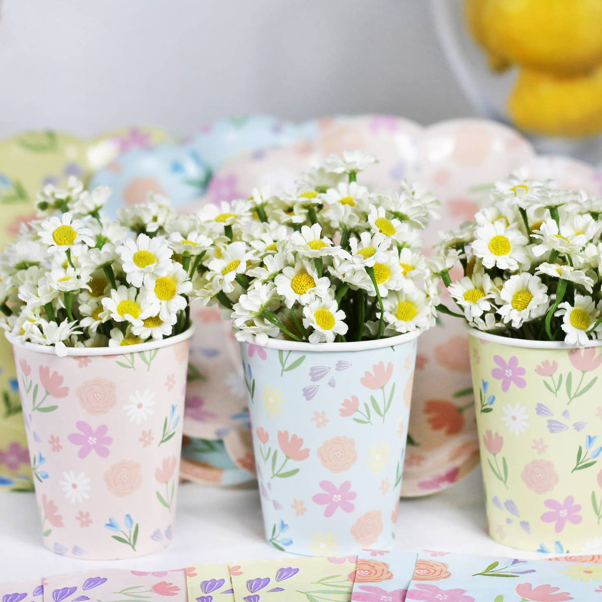 Spring Party Floral Cups 12pk. S3146 | Pretty Day