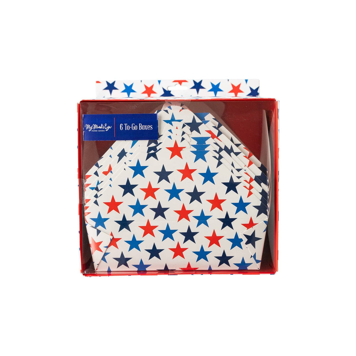 Multi Star To Go Boxes -6pk MA23 S6033 | Pretty Day