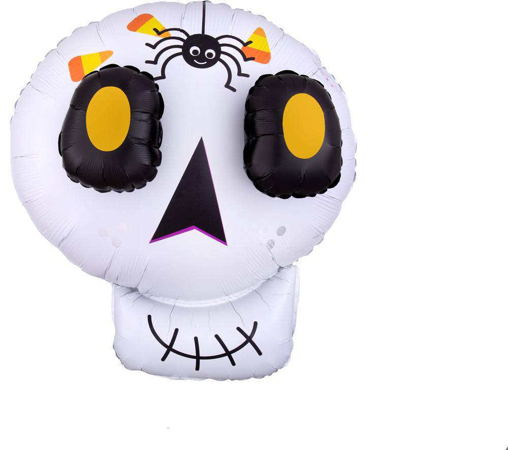 3D Halloween Skull Skeleton Jumbo Foil Balloon | Pretty Day