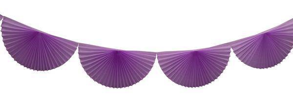 Lavender 10 Ft Tissue Fan Garland Bunting | Pretty Day