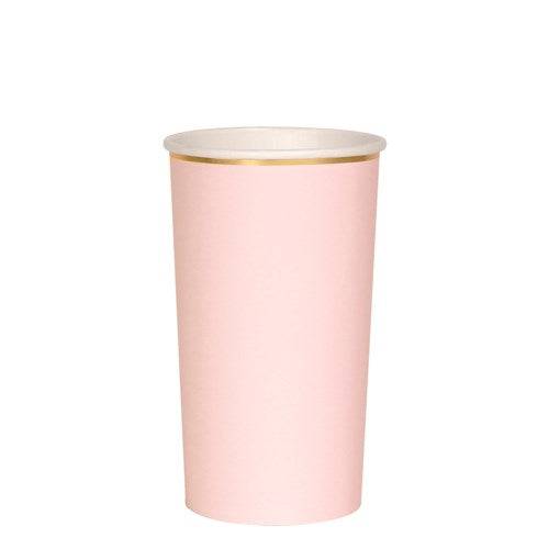 Meri Meri Light Pink Pastel Tall Cups S8130 | Pretty Day