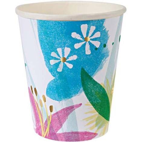 Meri Meri Watercolor Flower Cups S1095 | Pretty Day