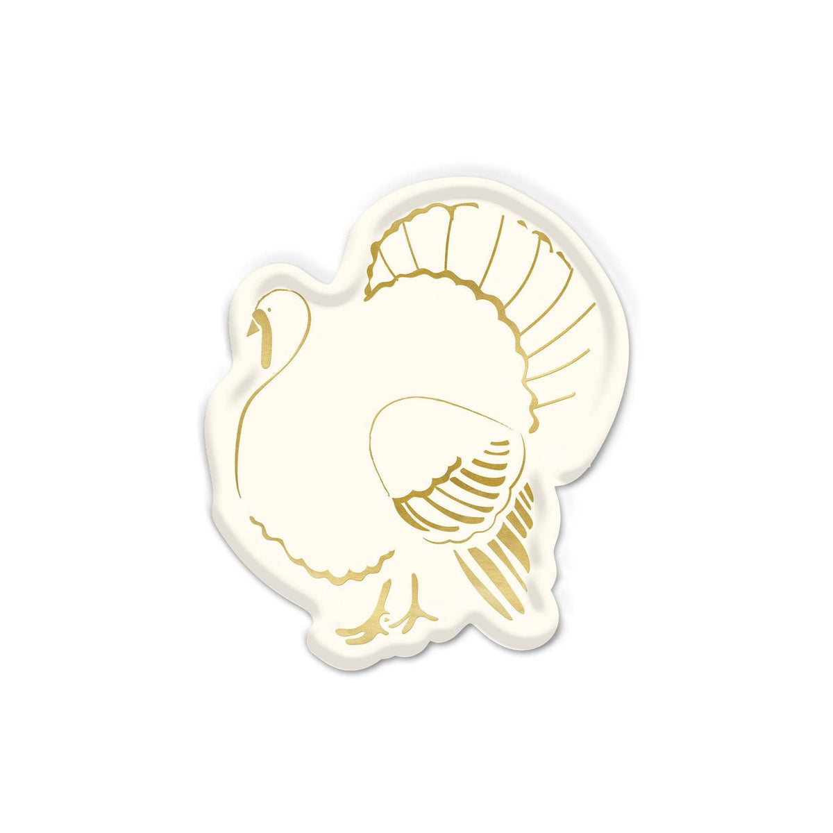 Gold Turkey Shaped Plate 8ct M1049 | Pretty Day
