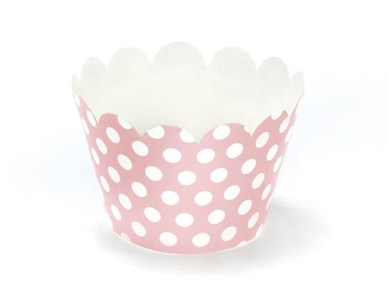 Pink Polka Dot Cupcake Liners - 6pk S1108 | Pretty Day