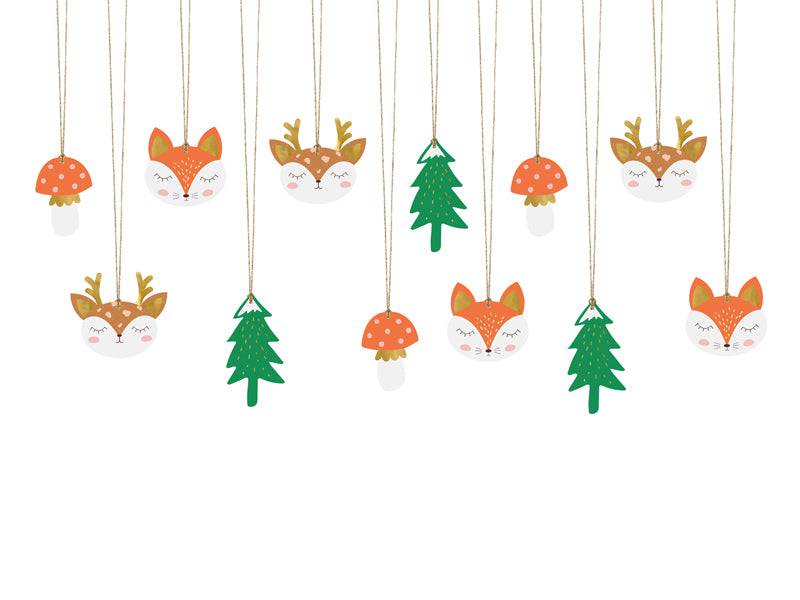 Woodland Forest Animals Gift Tags - 12 Pack S3062 | Pretty Day